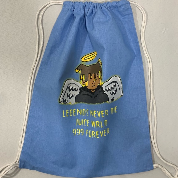 Juice Wrld | Other | Juice Wrld Legends Never Die Drawstring Bag | Poshmark
